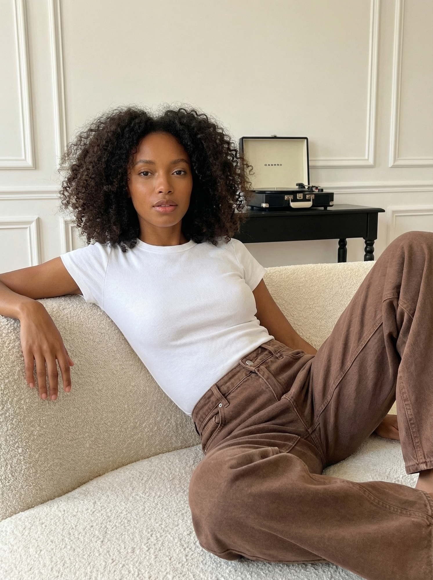 Футболка в рубчик