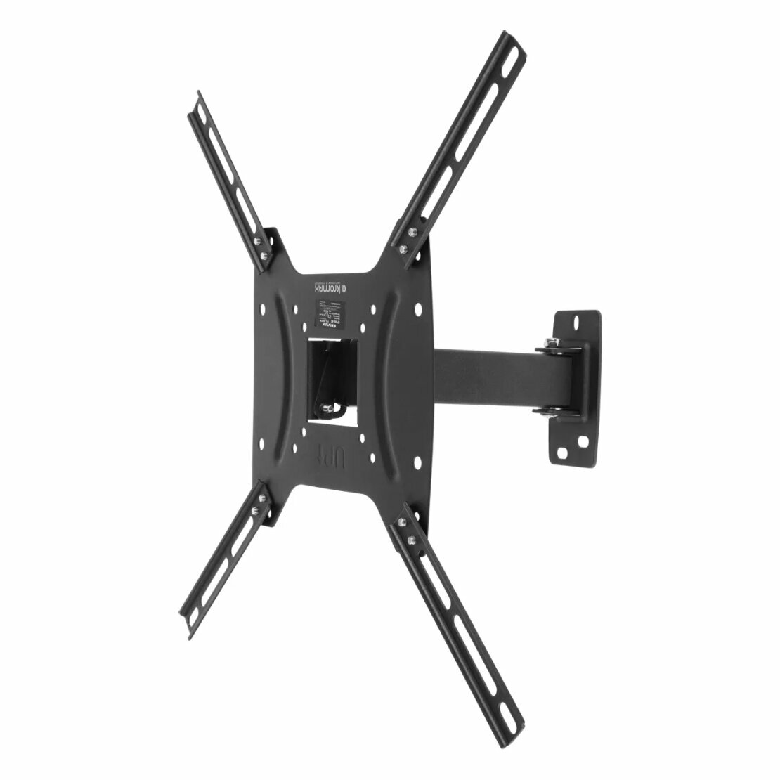 Кронштейн Kromax Optima-403 15"-55", наклонно-поворотный, нагрузка до 25 кг, черный