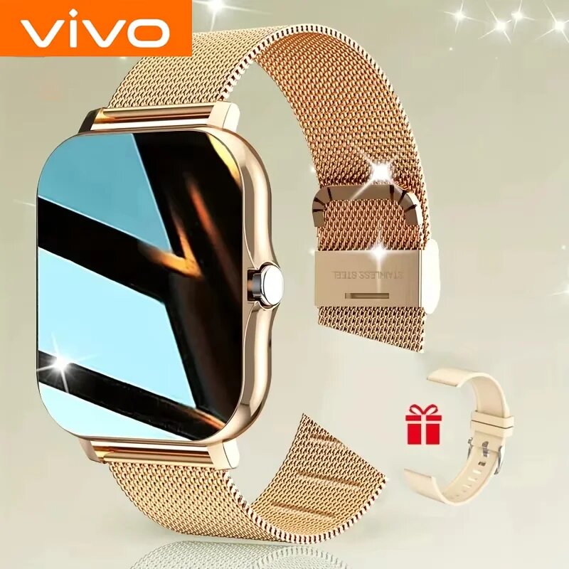 VIVO Smart Watch 2.01" HD дисплей Golden add Gift