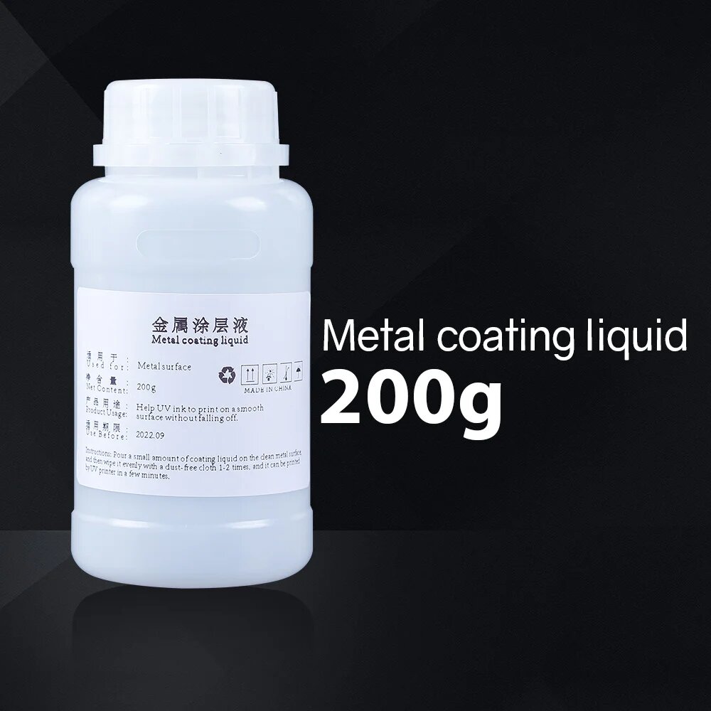 Жидкость для покрытия УФ-чернил SHBK, используемая УФ-принтерами, помогает чернилам адгезировать на гладкой поверхности материала, не осыпаясь.