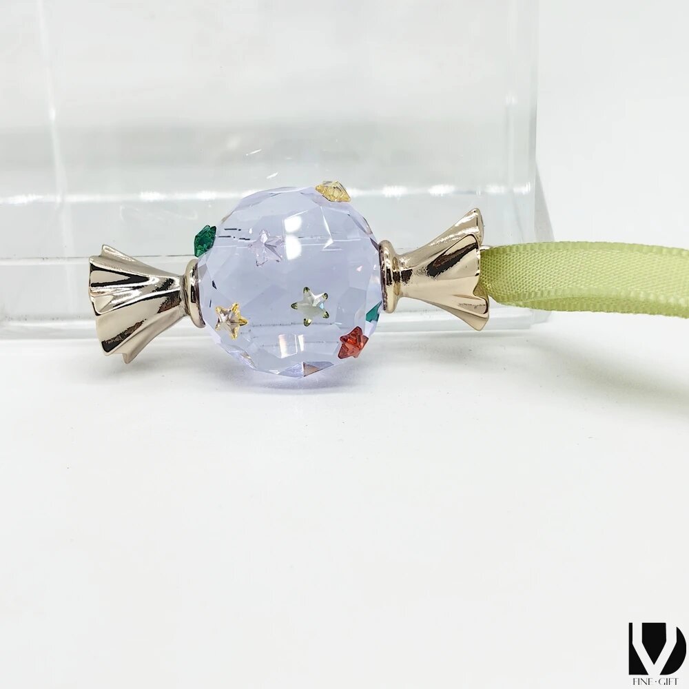 Хрустальный брелок Swarovski "Сладость" gold purple