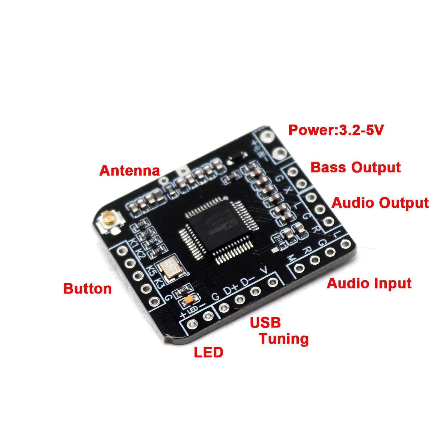Аудиомодуль DSP DykbRadio BP1048B1, only Module