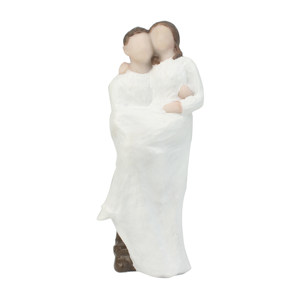 Фигурка Пары Жених и Невеста из Резин для Торта, Топпер для Свадебного Торта, Декорация для Торта на Свадьбу, Обручение, Годовщины, Размеры A:7*5*14cm, B:6*5*17cm, C:6*5.5*15cm, D:7*5*15cm, 1шт