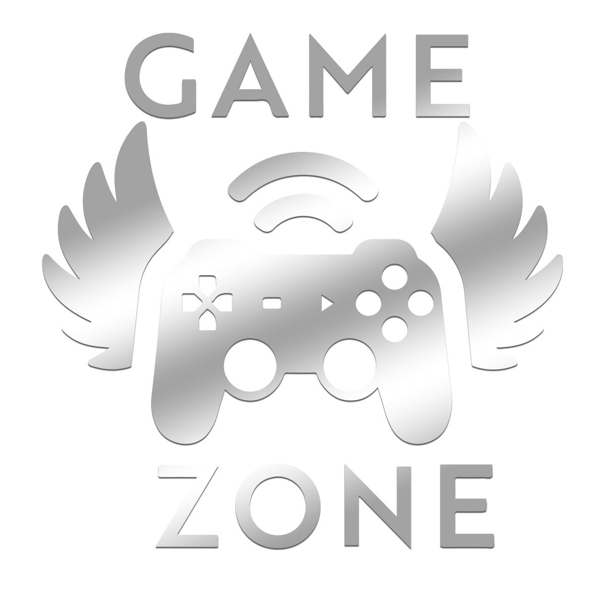 Зеркальная акриловые крылья игры стерео настенная наклейка для спальни самоклеящаяся декоративная оптовая торговля