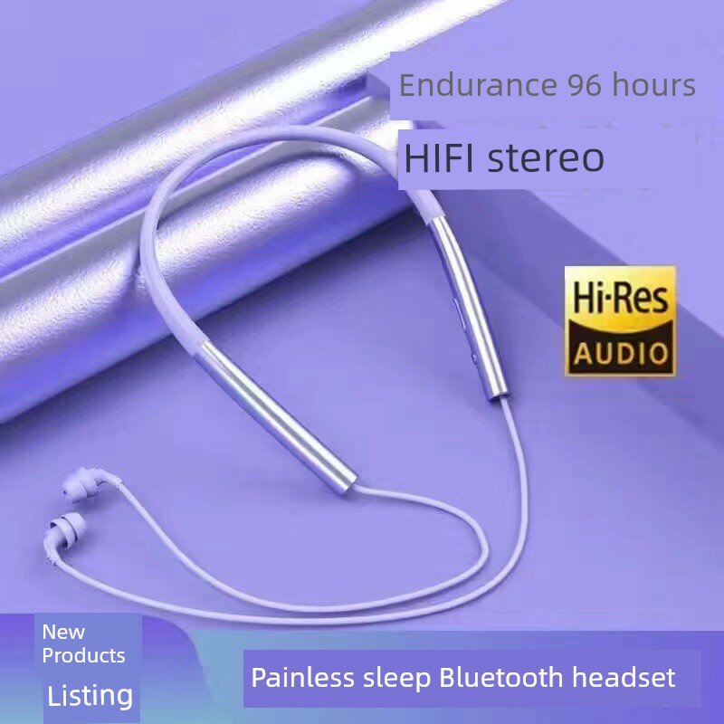 Улучшенные наушники-браслеты Bluetooth с 90-часовым аккумулятором, фиолетовый цвет, обеспечивает спокойный сон