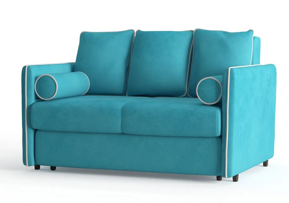 Диван-кровать Mini Cardinal, Независимый пружинный блок, велюр антивандальный, спальное место 120х195, Механизм малютка.