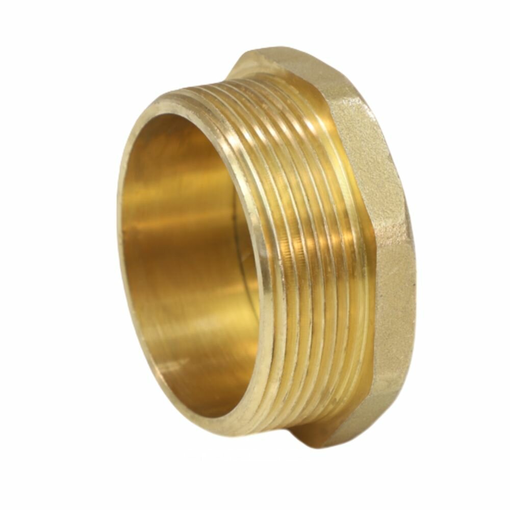 Заглушка латунь Ду 50 (2") НР VALFEX VF.583. L.200