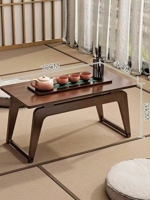 Деревянный Азиатский Японский/Китайский Низкий чайный столик