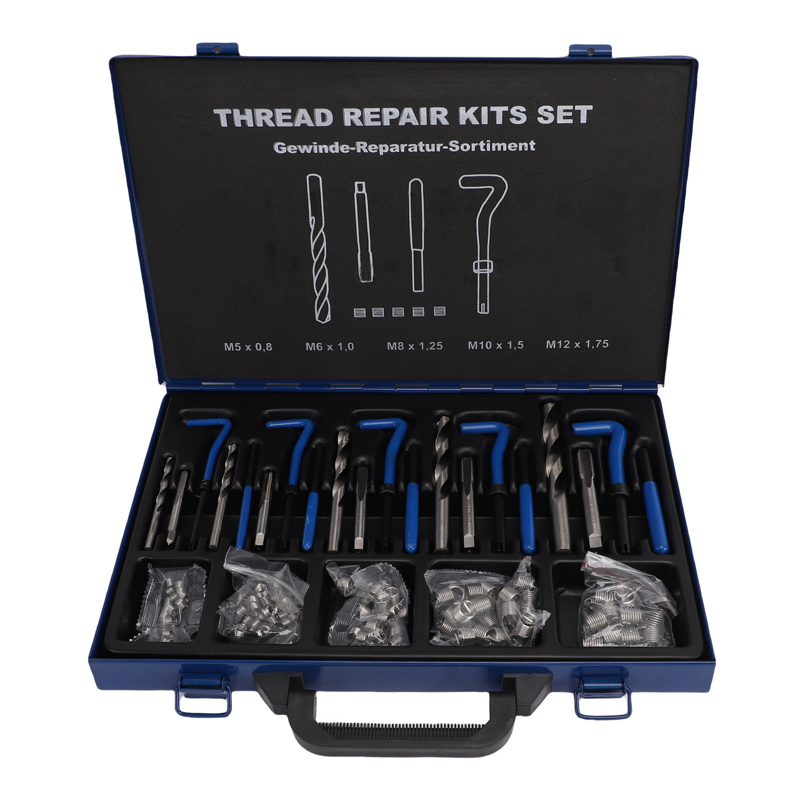 131 предмет, набор для ремонта резьбы Helicoil, M5-M12