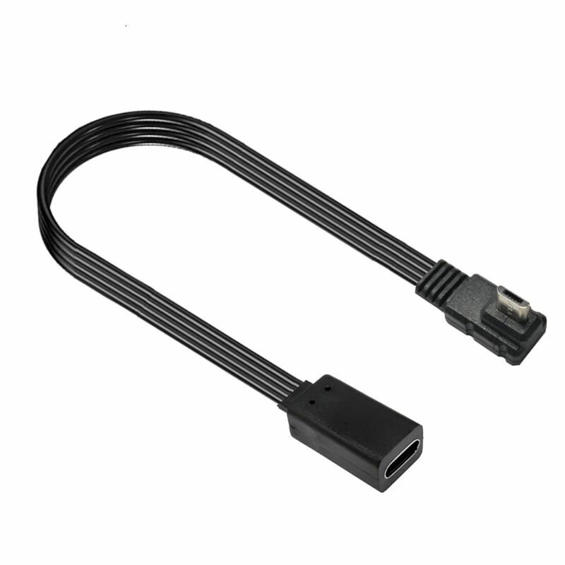 Гибкий кабель USB Type C - Micro USB, 0.2m - От CF до V8RI