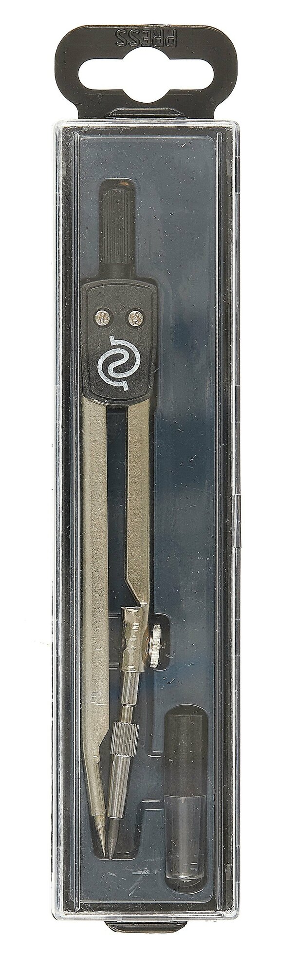 Циркуль школьный 125мм "Юниор" с запасн. грифелем, футляр