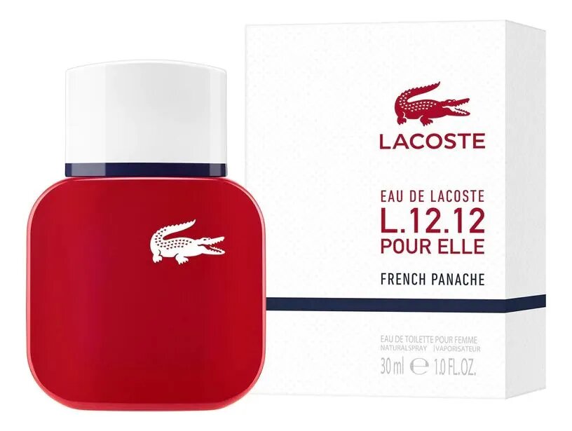 Lacoste Eau de Lacoste L.12.12 French Panache Woman 30 мл, Туалетная вода женская