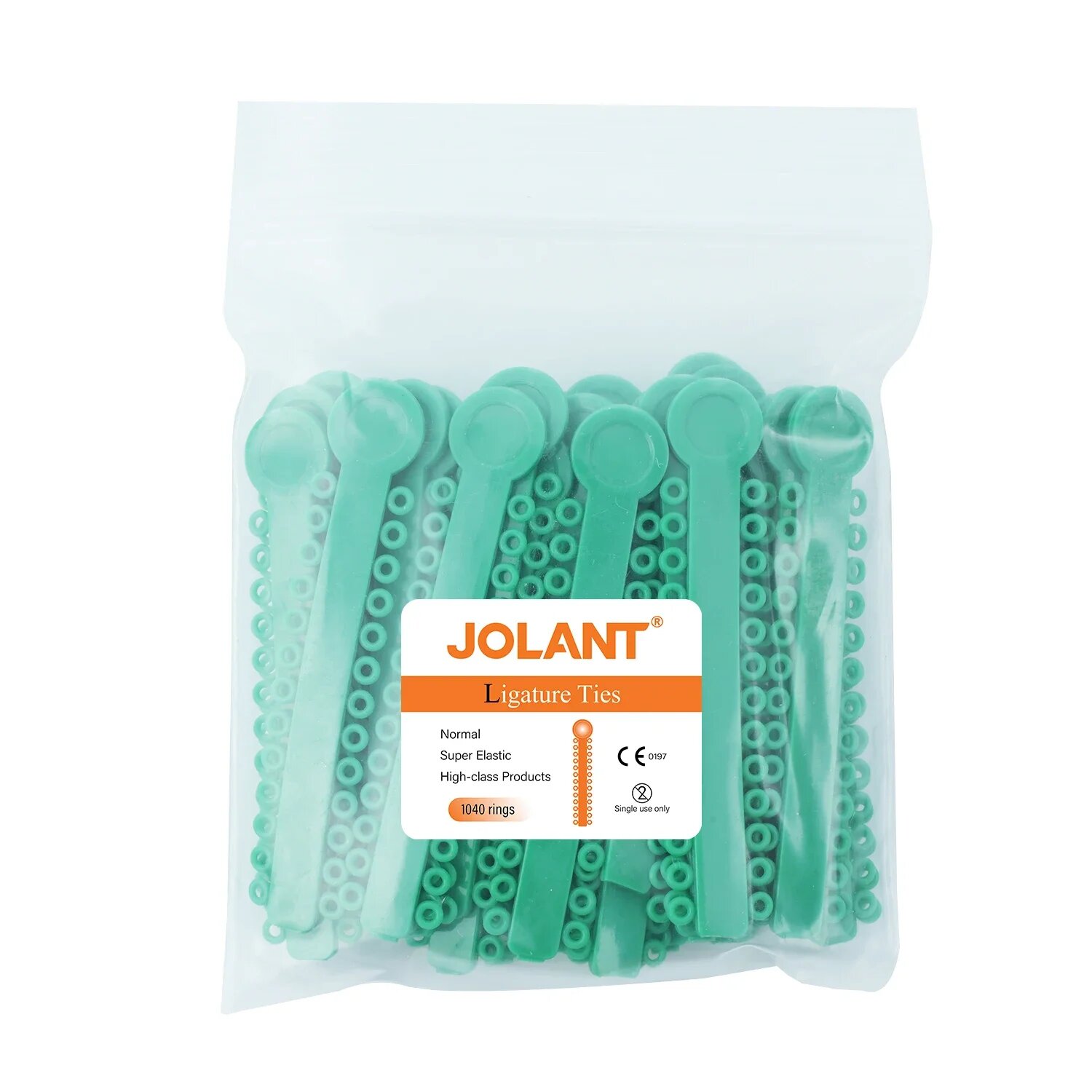 Ортодонтические лигатурные завязки JOLANT 1040 шт. No.08