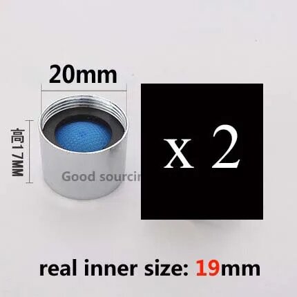 Латунный аэратор для смесителя Zelsaide 16/18/20/22/24/28 мм 20mm female x 2pcs