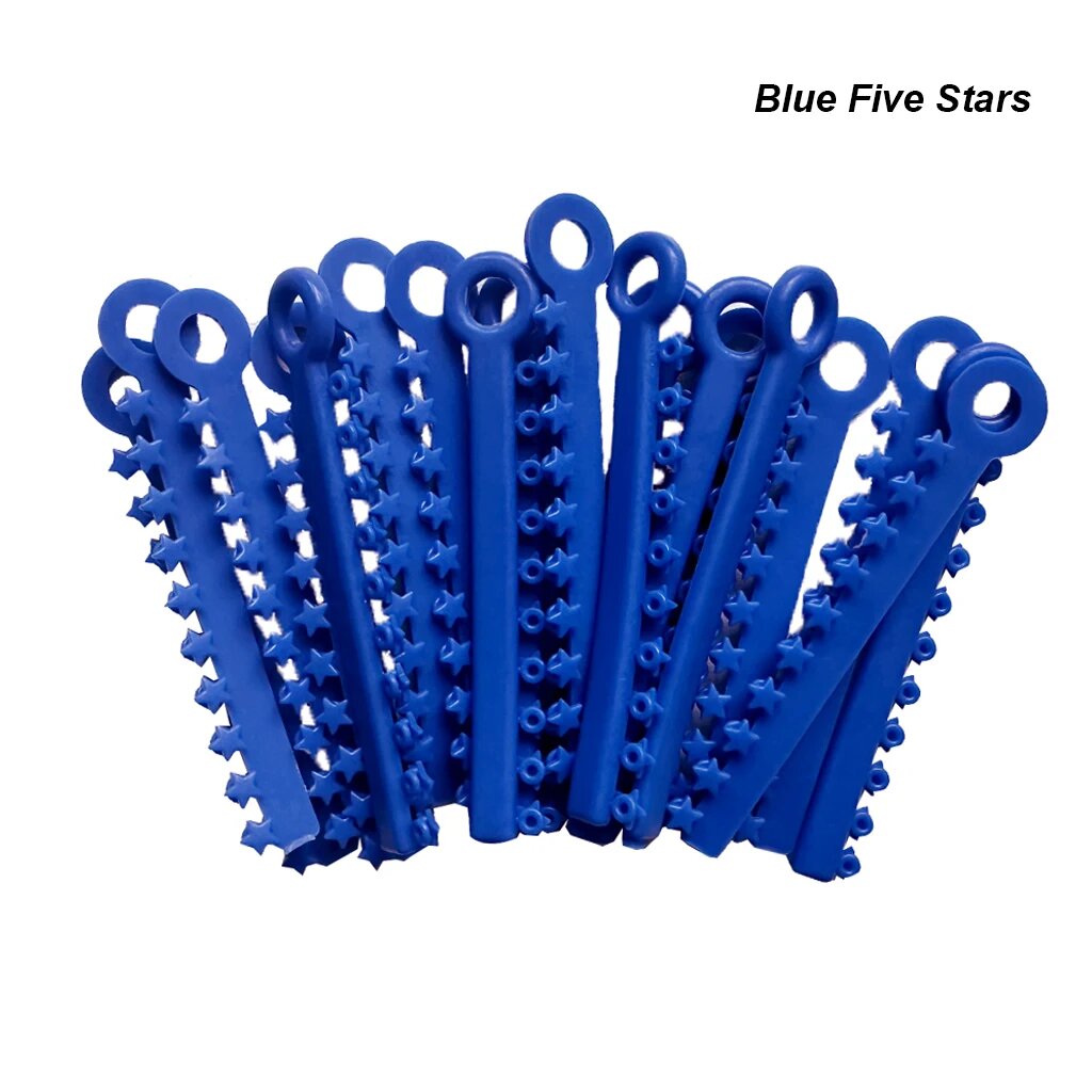 Стоматологические ортодонтические эластичные лигатуры, ленты для брекетов, брекеты, Blue Five Stars