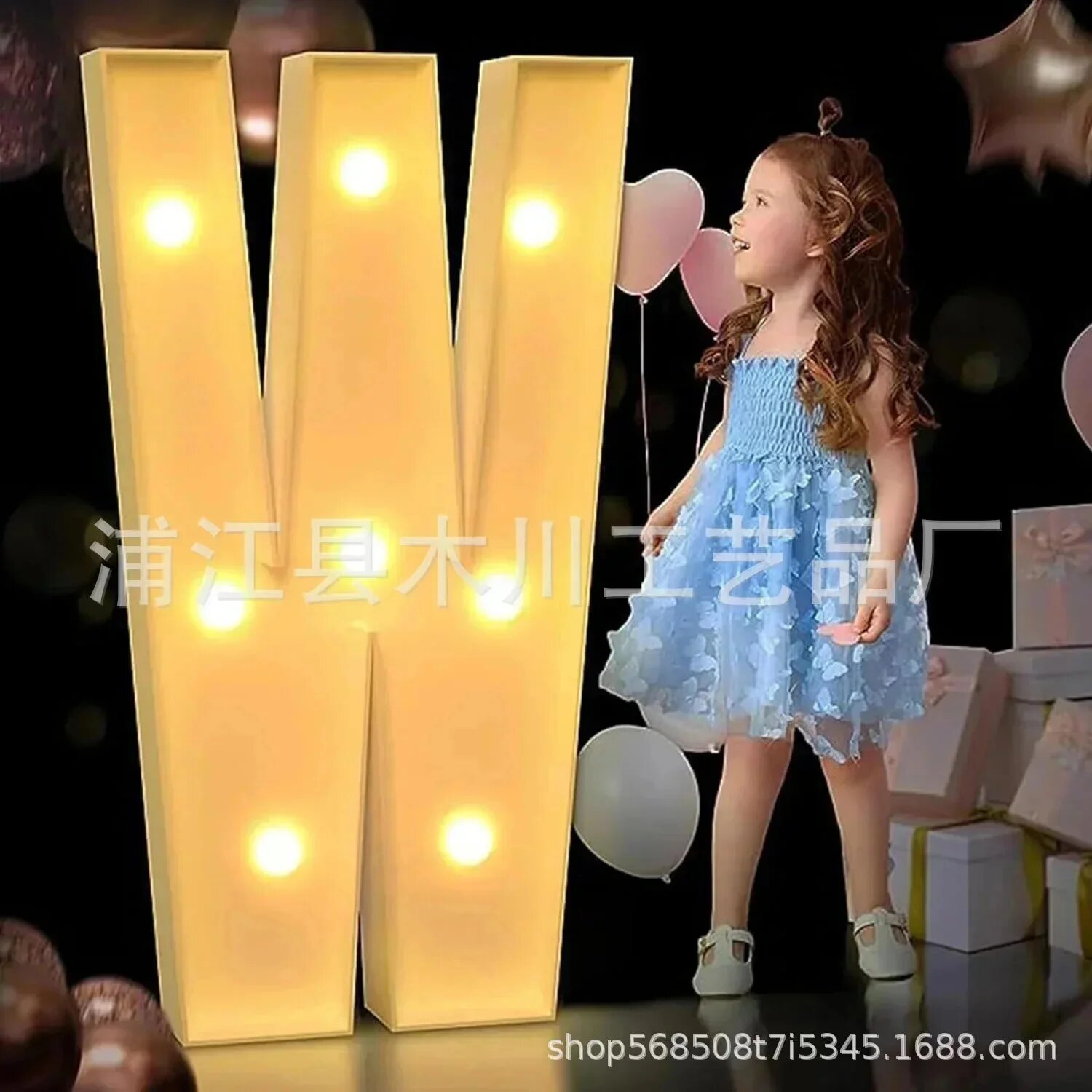 Гигантская светодиодная буква 100 см для праздника 100cm, A23