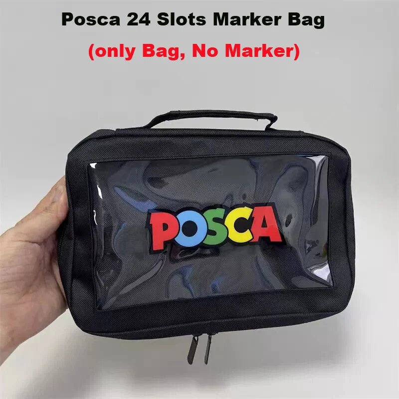 Маркеры для акриловых красок Uni Posca набор из 24 штук 24 Slots Bag