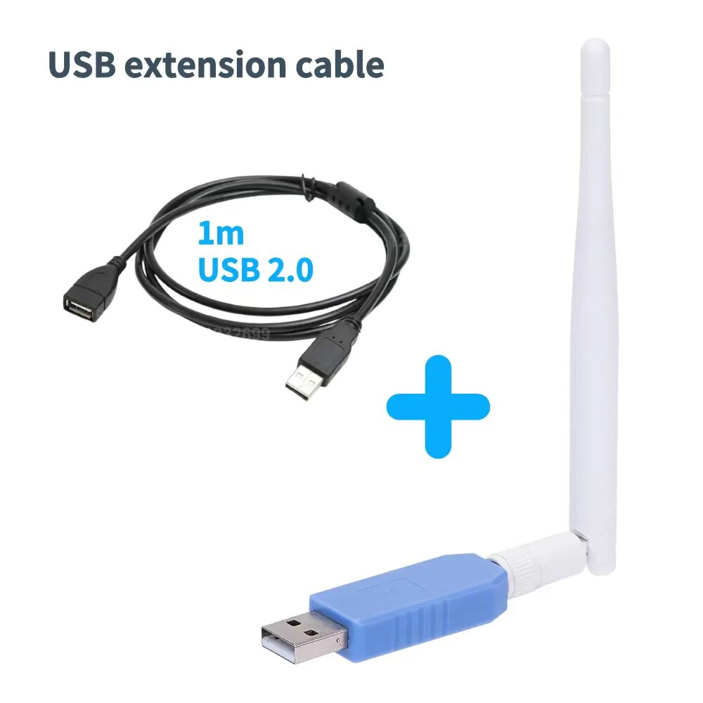 USB удлинитель 1м + USB Zigbee Dongle ZBT-1P