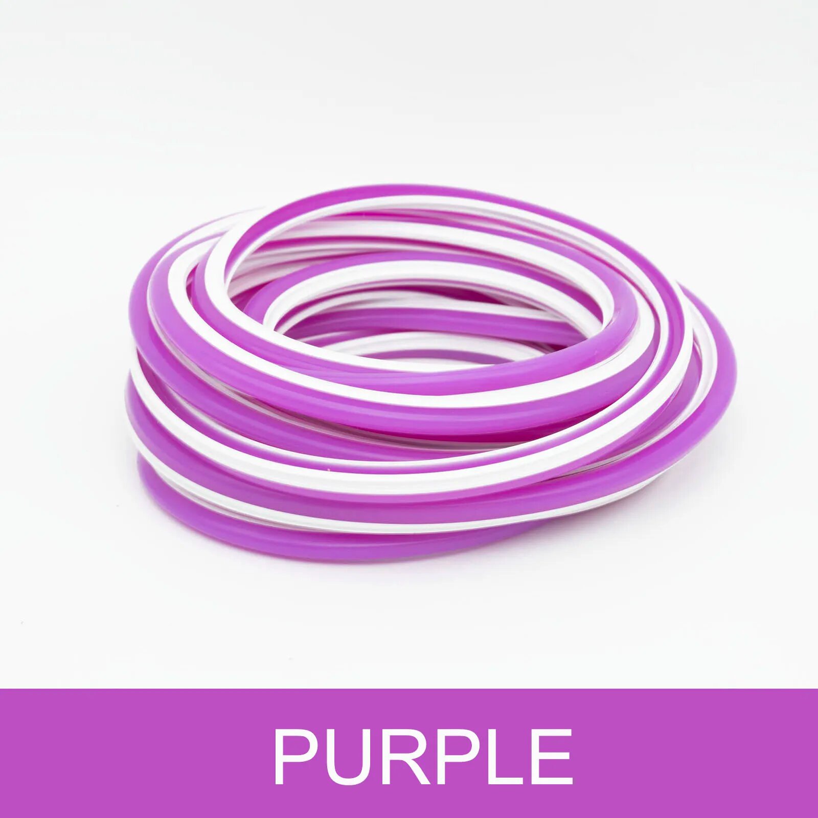 Силиконовая неоновая трубка DENGKOO 6 мм Фиолетовый, Purple, 5м