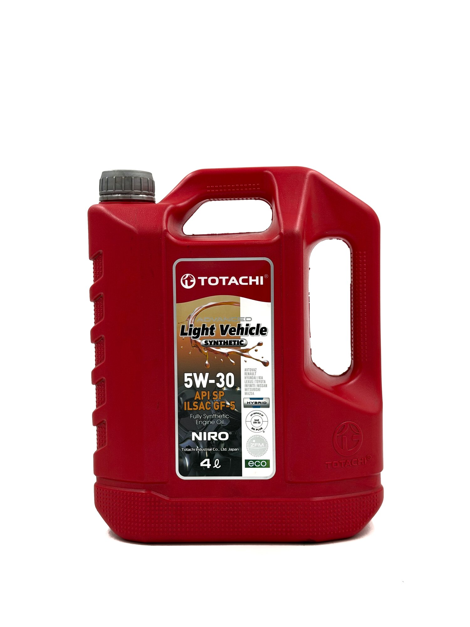 Масло моторное Totachi Niro LV Synthetic 5W-30, 4 литра, синт