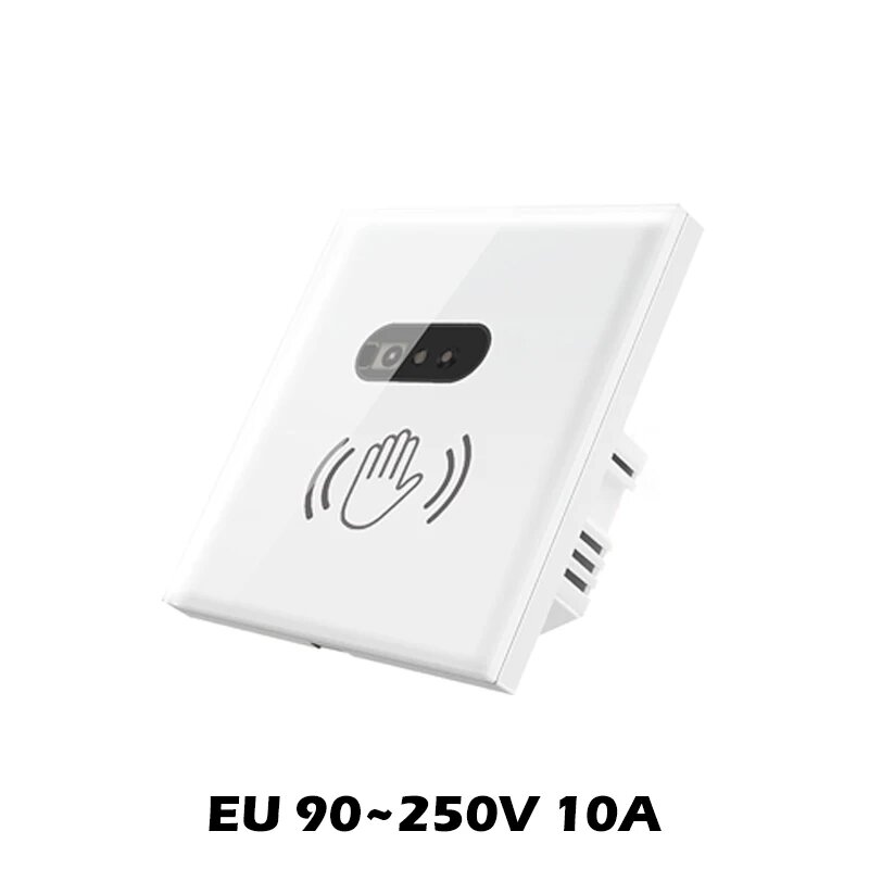 Выключатель света бесконтактный EU White 90-250V 10A