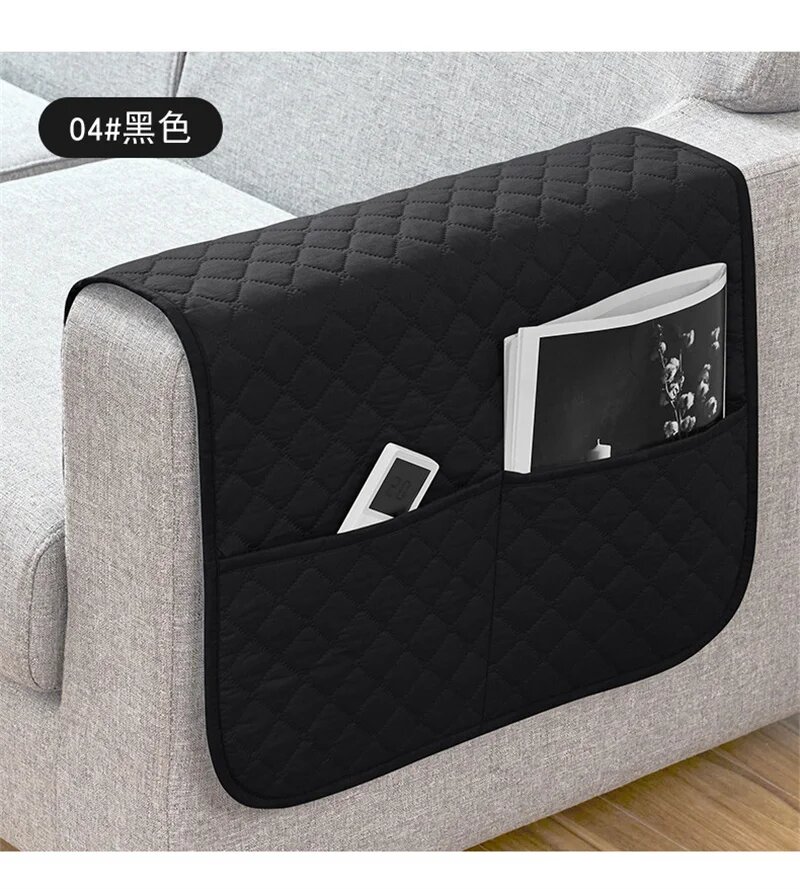Черный чехол для подлокотника дивана 50x110 см, A2 Black