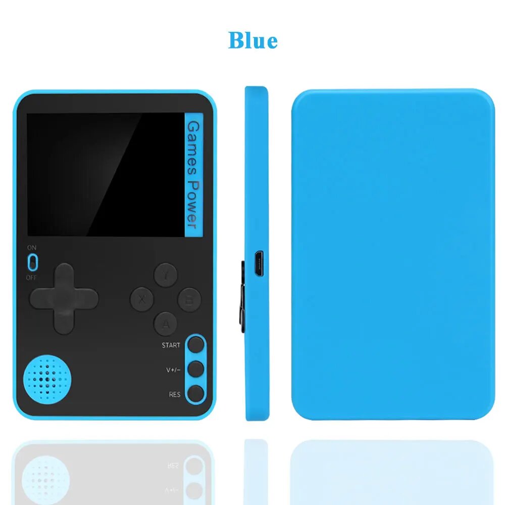 Портативная игровая консоль Blue, 500 игр