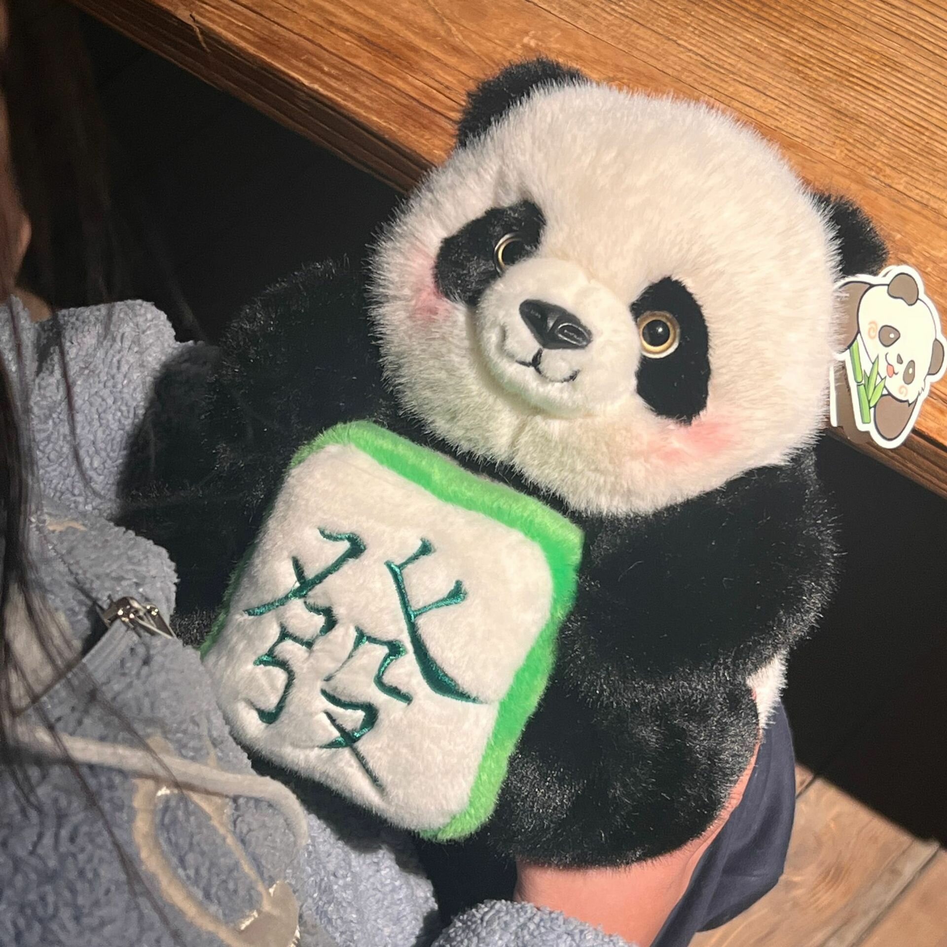 Новогодний подарок бамбуковый медведь 28cm, подарок на 8 марта женщине маме девушке