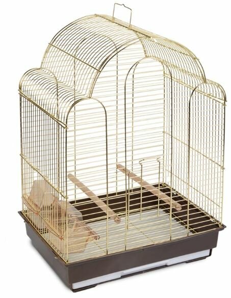 Triol Клетка для птиц, золото, 42*30*56 см (9100 G) 2.8 кг
