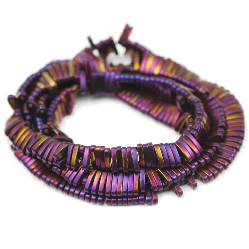 Браслет из магнитных бусин фиолетовый, Color: Purple