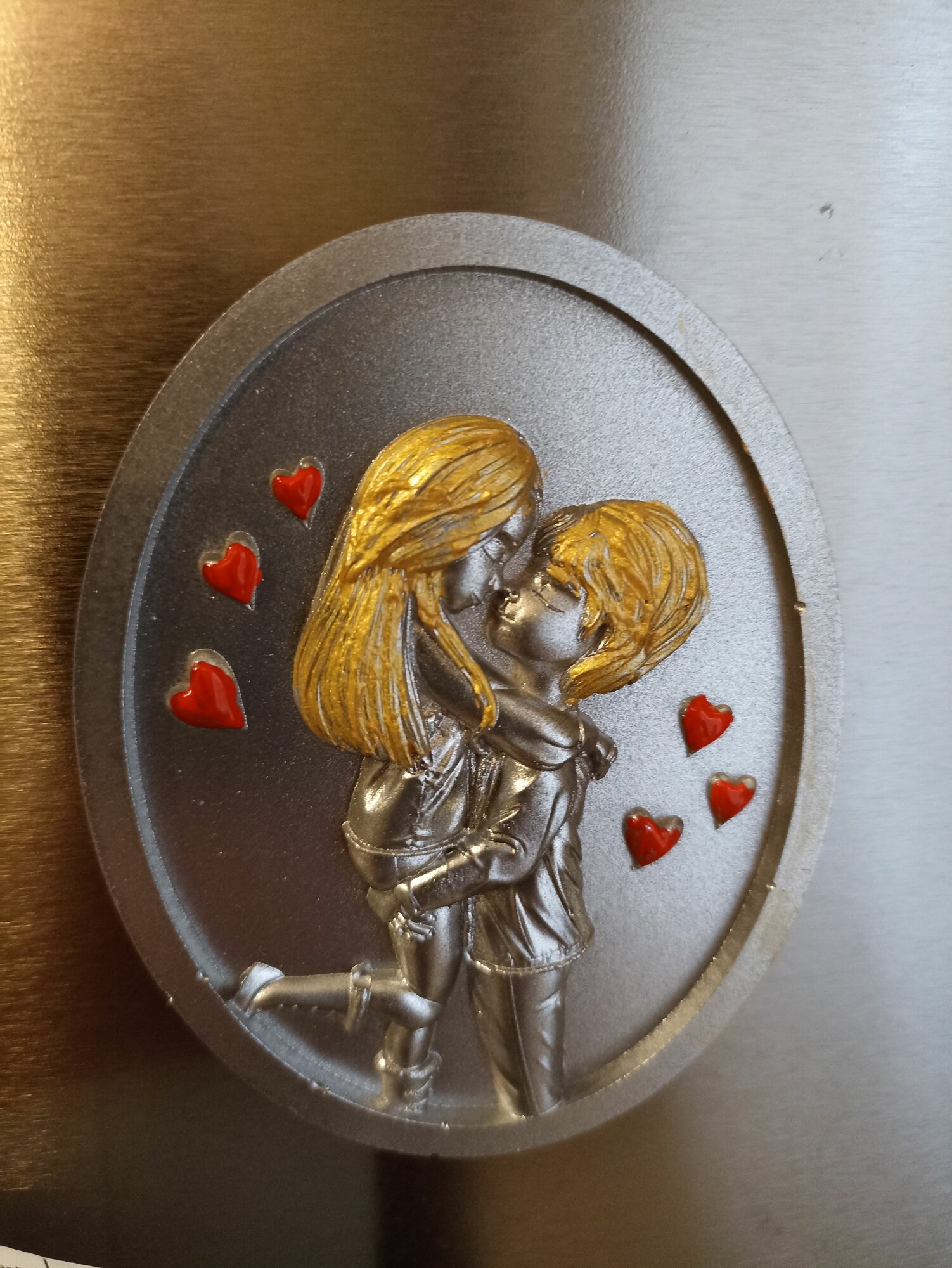 Стильный и Модный 3D магнит "Любимые Люди"