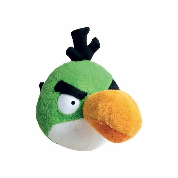 Мягкая игрушка "Angry Birds Hal" Хелл зелёная птица 30 см.