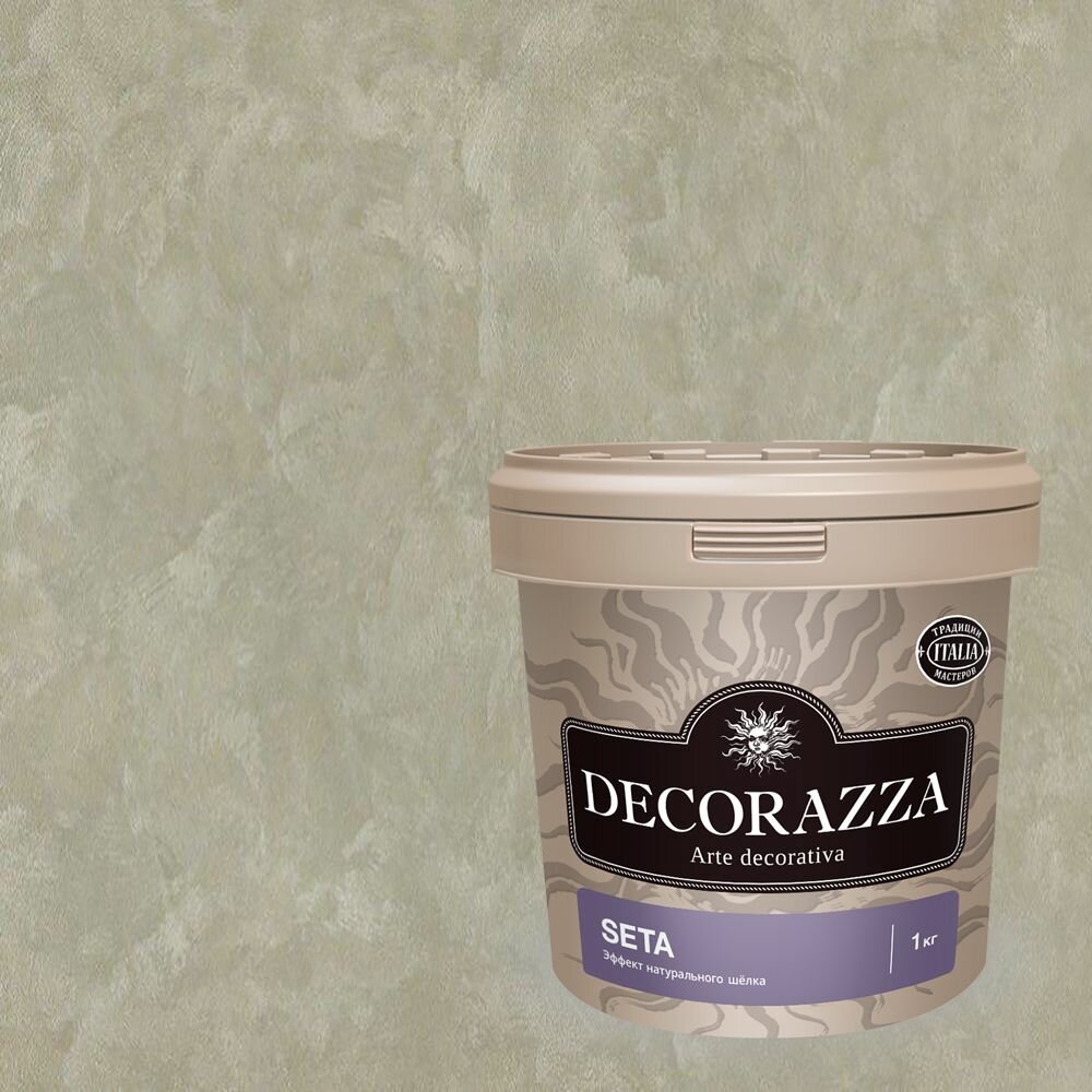 Декоративная штукатурка с эффектом натурального шелка Decorazza Seta (1кг) ST 11-189