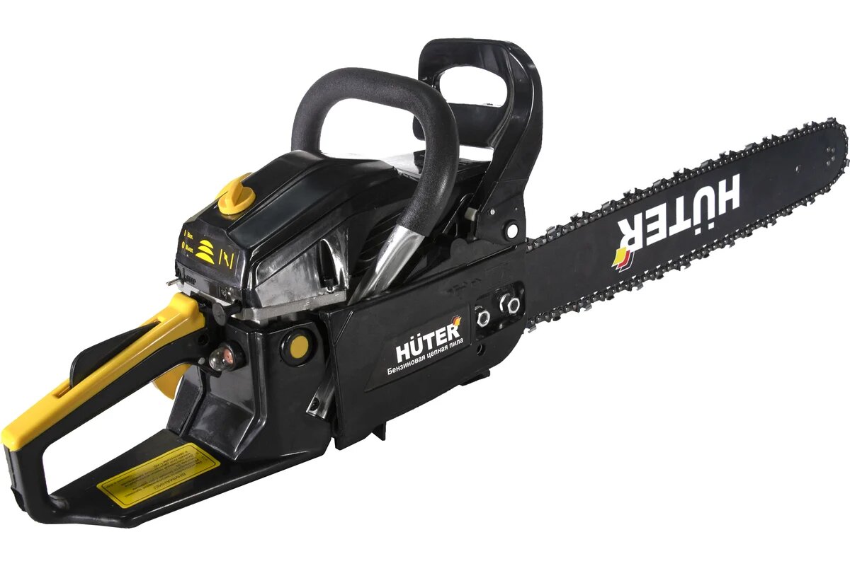 Бензопила HUTER BS-2800M, плавный пуск, шаг цепи 0,325", длина шины 50,5 см