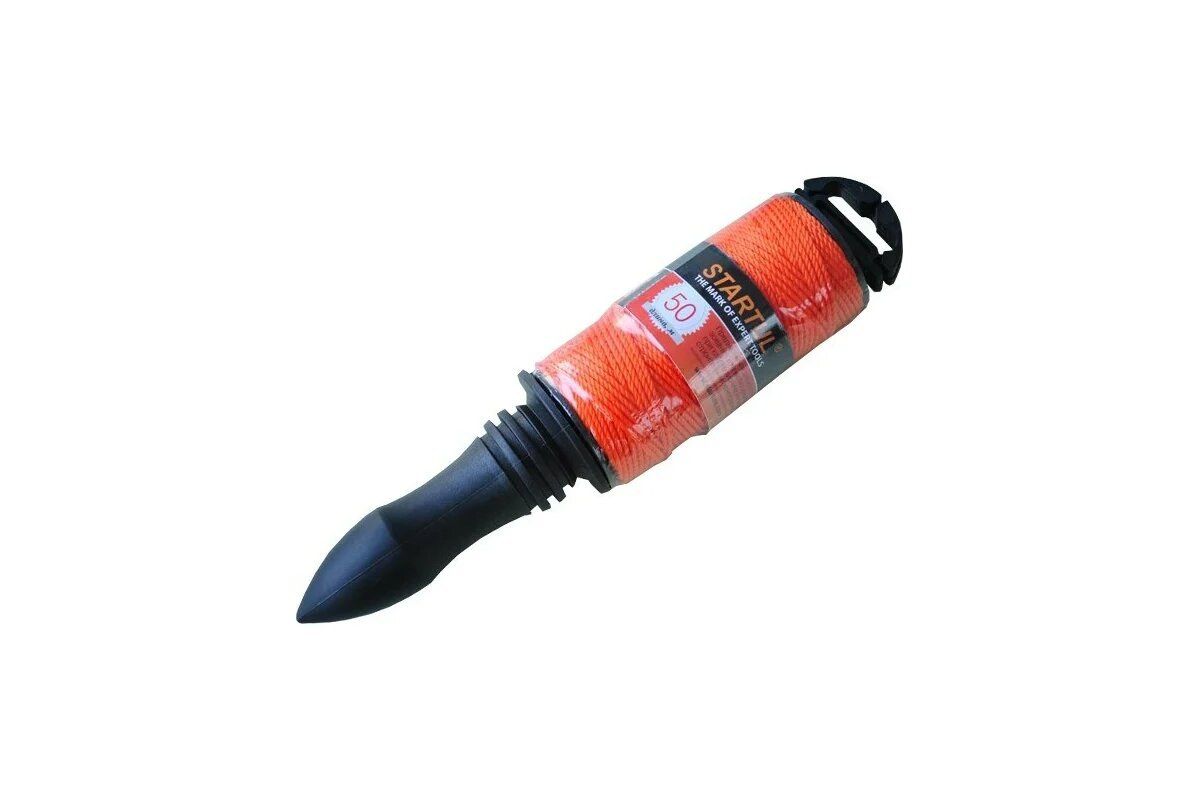 Шнур нейлоновый STARTUL Master ST1200‑50 50 м, диаметр 1.6 мм, прочный и износоустойчивый для строительных разметочных работ