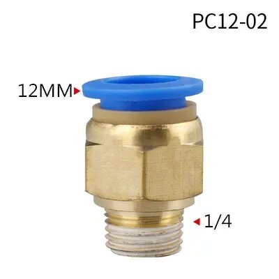 Пневматический фитинг для воздушного компрессора PC12-02