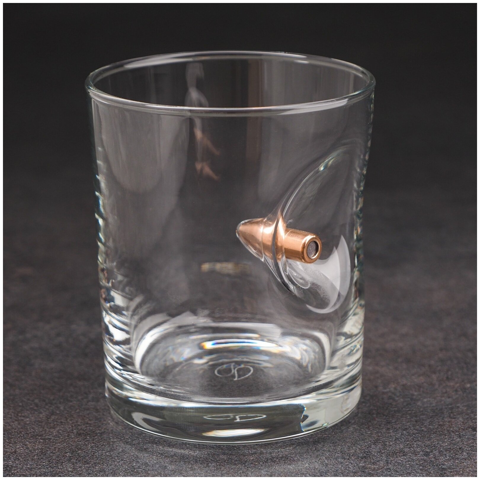 Стакан"Непробиваемый", с пулей, для виски, 250 мл Дарим Красиво
