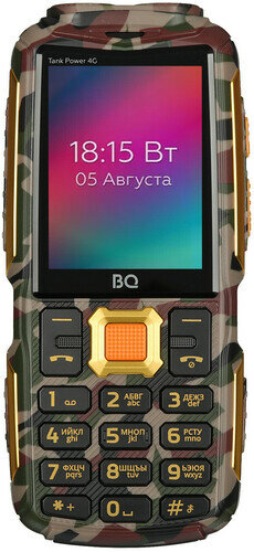 Сотовый телефон BQ 2410LTankPower4GCamouflage/Gold