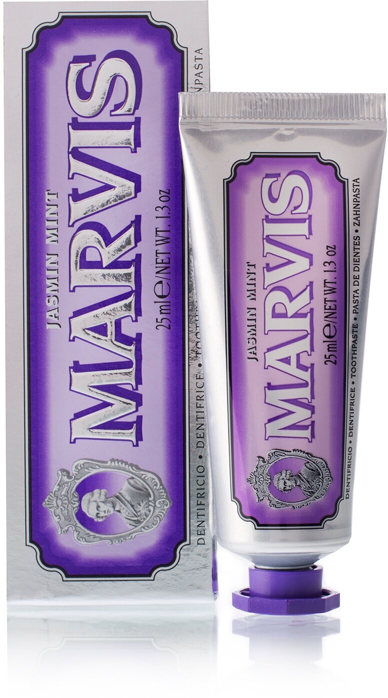 Зубная паста MARVIS JASMIN MINT Жасмин и Мята, отбеливающая, 25 мл