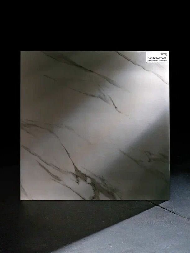 Керамогранит ETERNAL 60 х 60 см, Carrara Pearl, глянцевый, 1,44 м2 в упаковке (4 шт.)