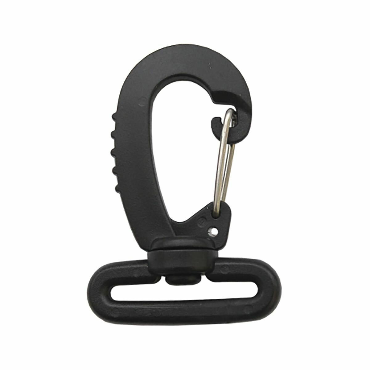 Карабины айрис С рамкой, 30 мм, черные, G5001, 20 шт