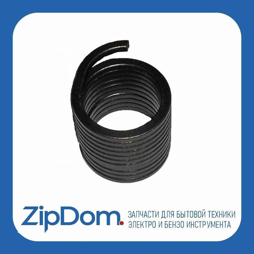 Пружина возвратная левая к шестерне (А) , подходит для электропилы китай (против часовой стрелки)