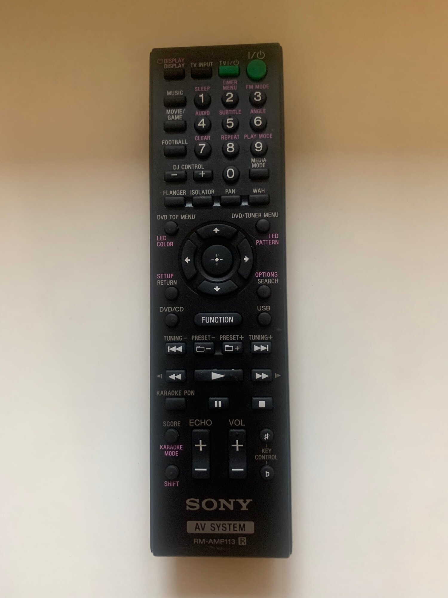 Пульт дистанционного управления Sony RM-AMP113, оригинальный,