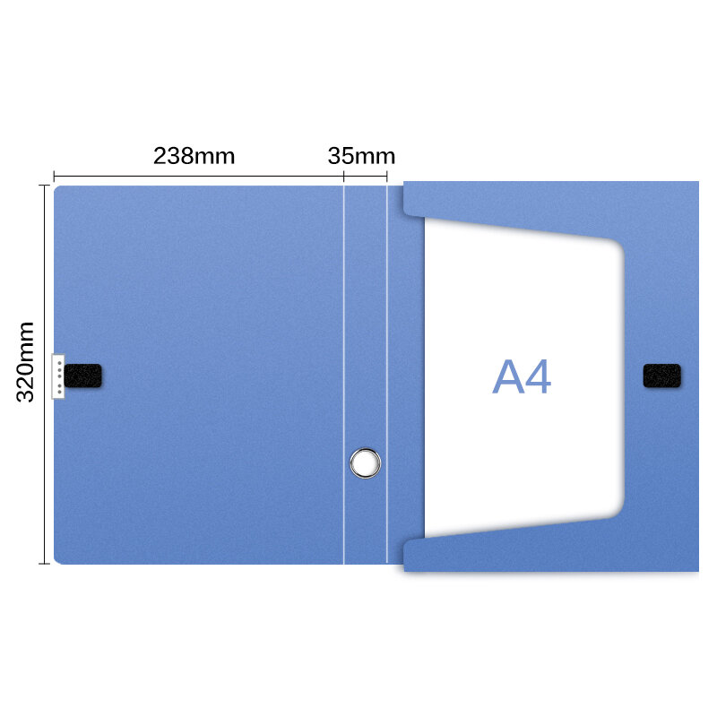 COMIX (Comix) A4 35mm Adhesive File Box / Document Box / Data Box Bulk Purchase / Group Purchase / Group Buy Blue A1248