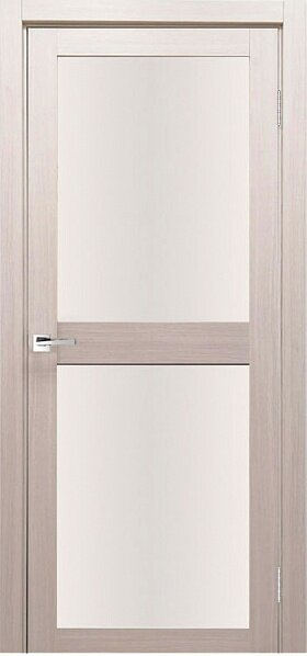Межкомнатная Дверь Verda Z-6 Лиственница Кремовая со Стеклом Сатинат Белый 2000х700мм (Полотно 1шт) / Верда.