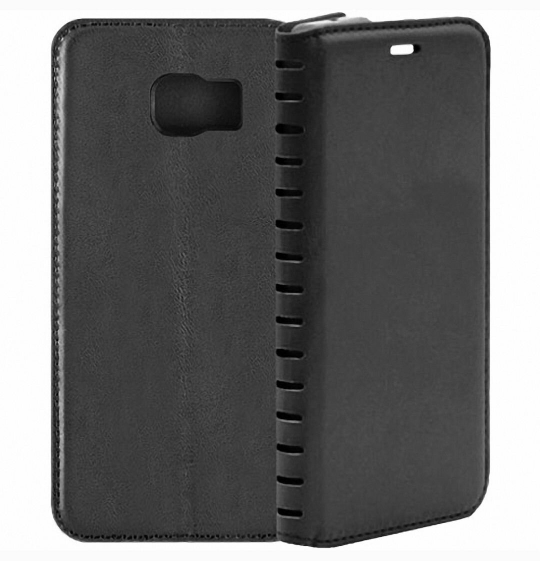 Samsung Galaxy s6 SM-G920F (Duos/Lte) чёрный чехол-книжка, Самсунг галакси с6 книга откидной вниз на застёжке