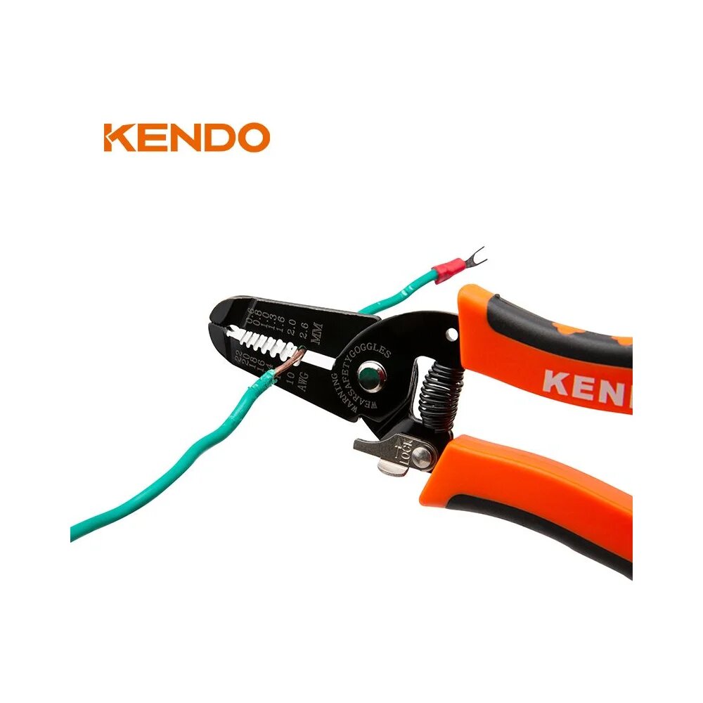 Клещи для снятия изоляции 0,6-2,6 мм2 KENDO, 175 мм 11703