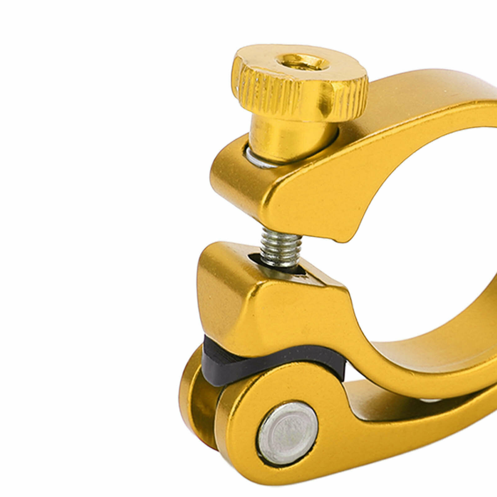 BOLANY MTB велосипедный зажим для подседельного штыря, быстроразъемное крепление для велосипедного подседельного штыря из алюминиевого сплава 34,9 мм, золото