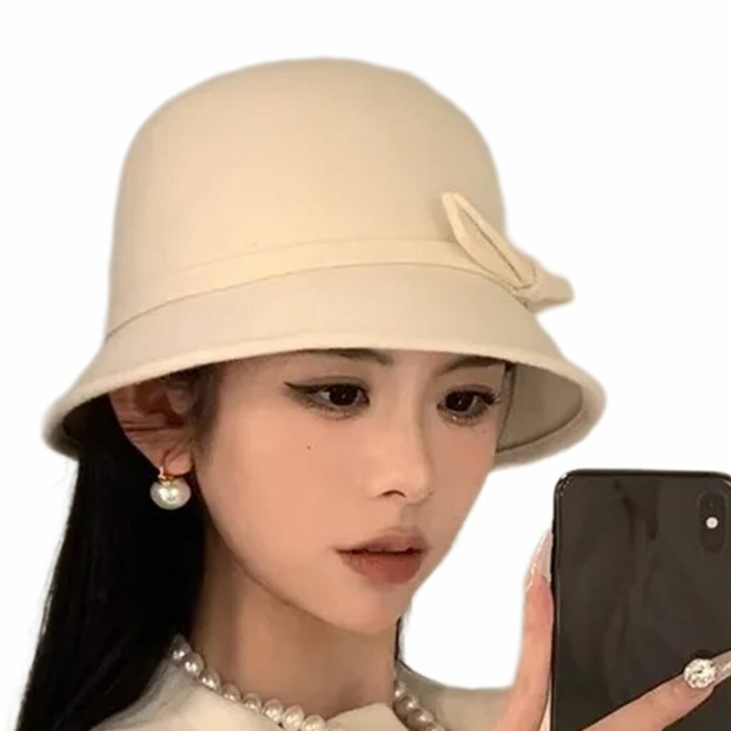 Маленький цилиндр, британская шляпка для дочери-белый