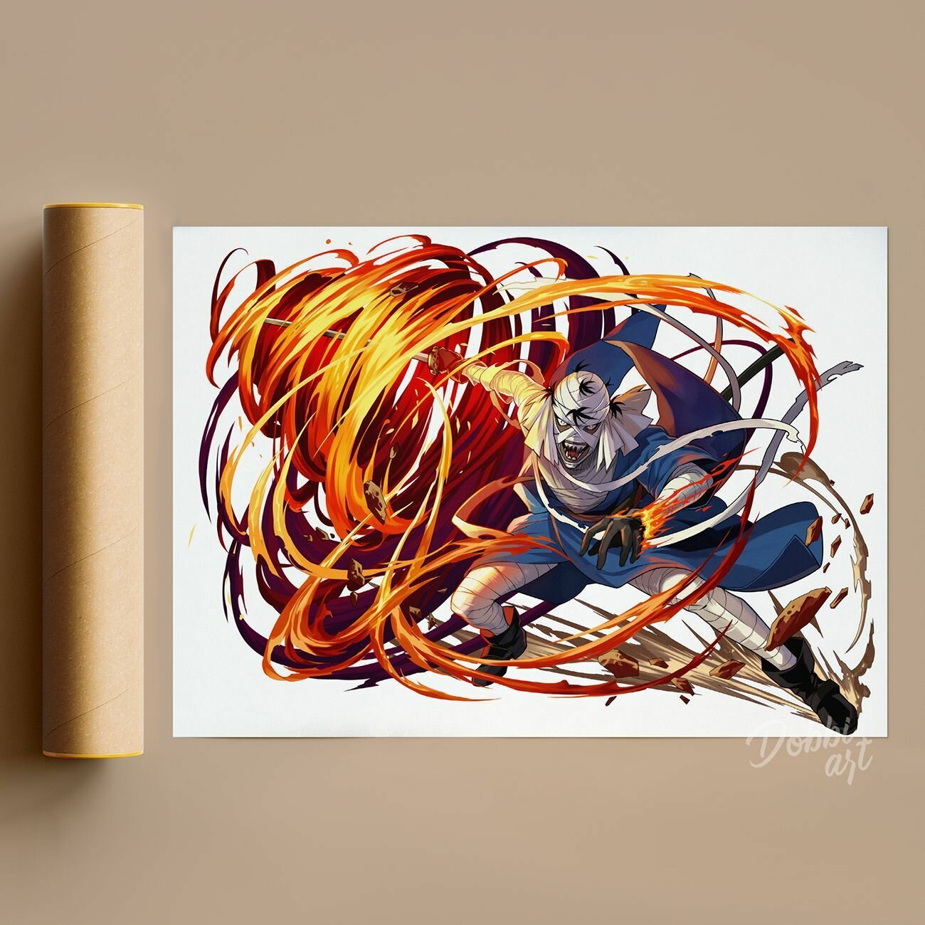 Постер Rurouni Kenshin 30х40 см без рамы/Аниме Манга Rurouni Kenshin Бродяга Кэнсин Макото Сисио/ Плакат по Аниме, для интерьера, в подарок